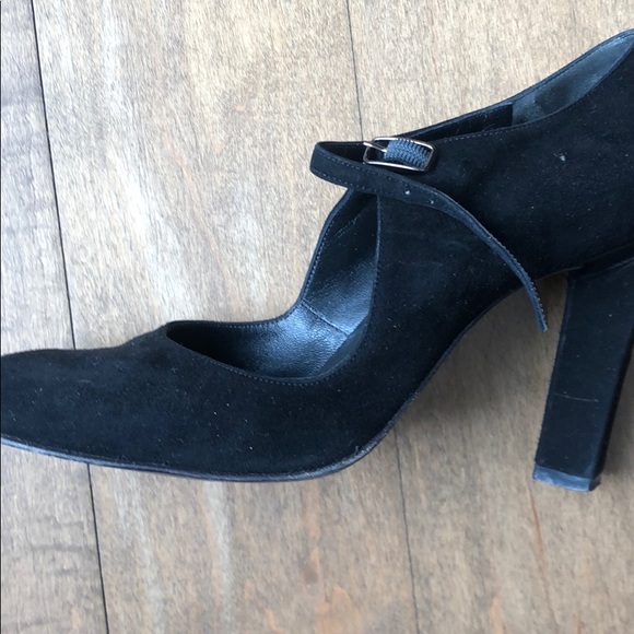 Richard Tyler | Shoes | Richard Tyler High Heel Black Suede Shoes ...